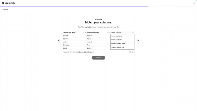 Skipmatrix - Showcased WeWeb Apps